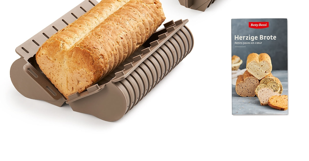 Brotbackform, Herz - 2 Stk. | Betty Bossi